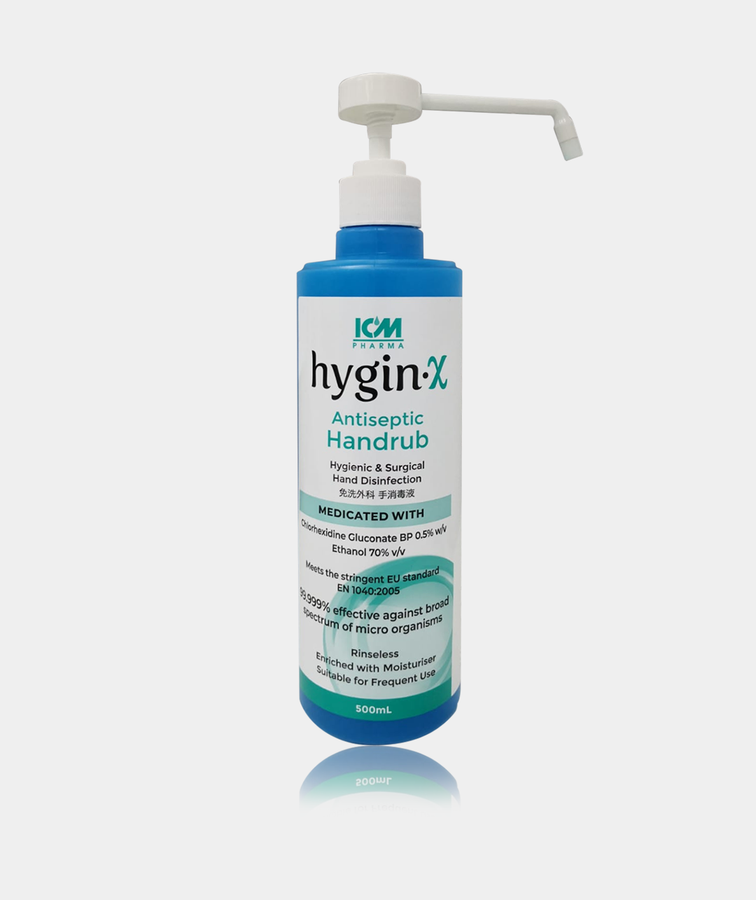 Hygin-X Antiseptic Handrub – ICM Pharma