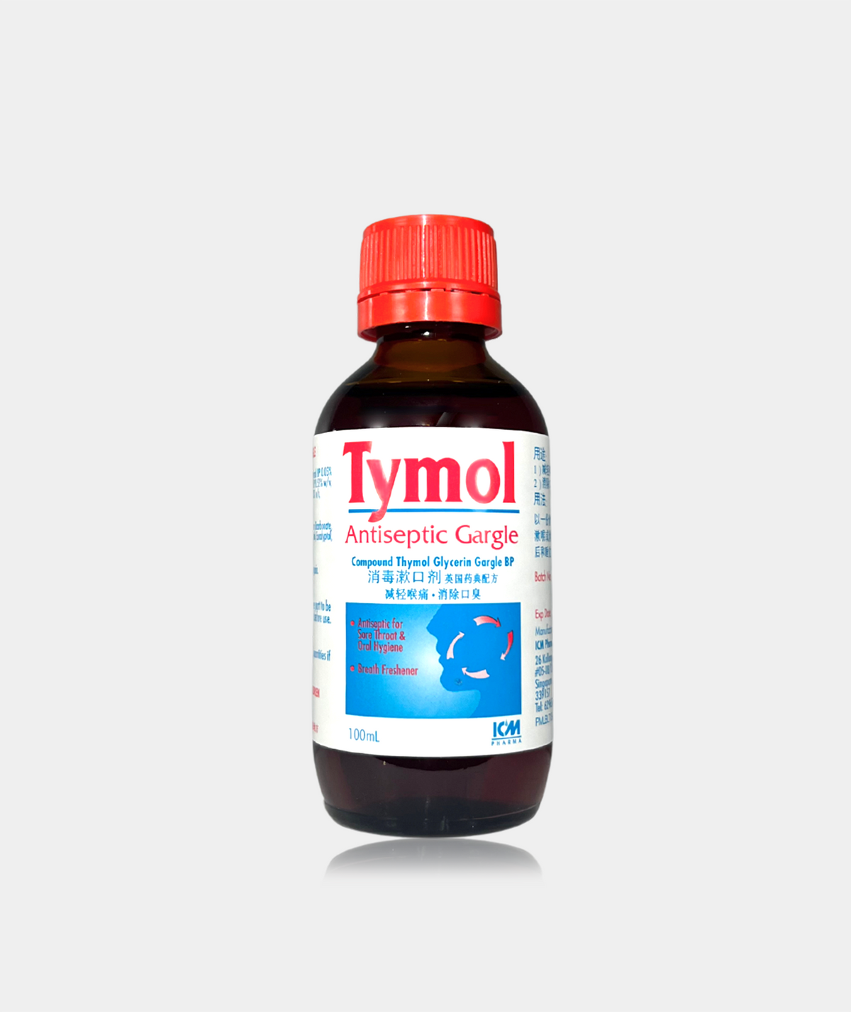 Tymol Antiseptic Gargle – ICM Pharma