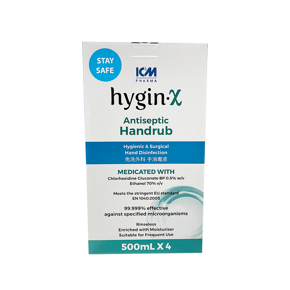Hygin-X Antiseptic Handrub – Family Pack – ICM Pharma