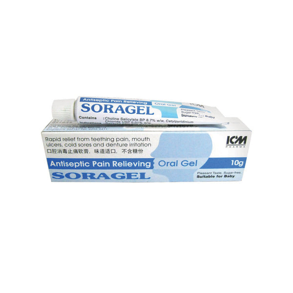 Soragel Antiseptic Pain Relieving Oral Gel – ICM Pharma